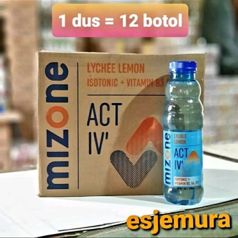 Jual Minuman Isotonik Mizone Lychee Leci Lemon per dus isi 12 botol | Shopee Indonesia