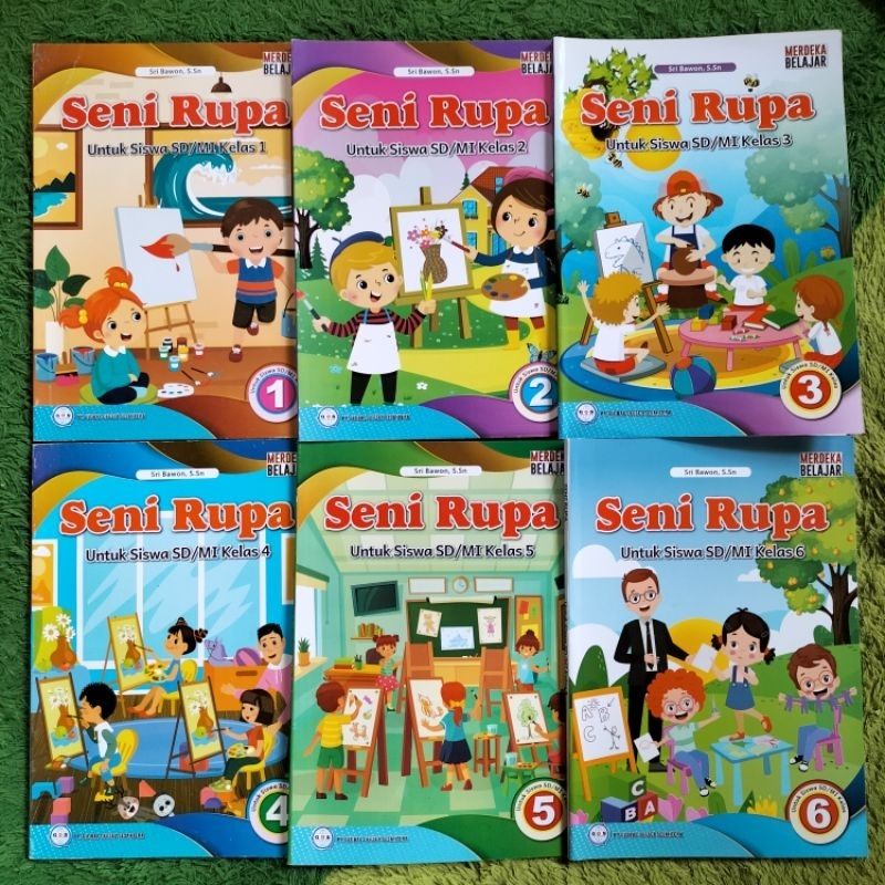 Jual ORIGINAL BUKU SENI RUPA KELAS 1 2 3 4 5 6 SD/MI KURIKULUM MERDEKA BELAJAR | Shopee Indonesia