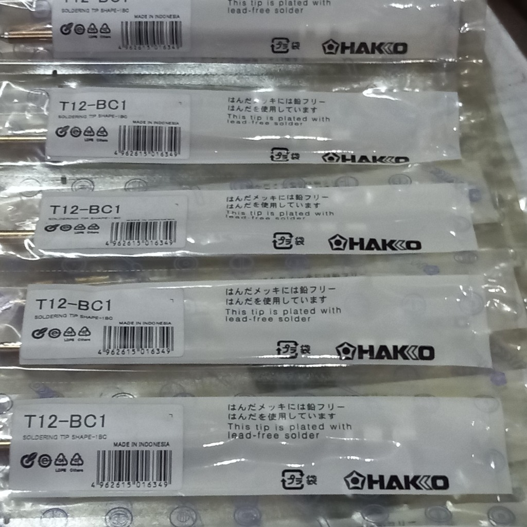 Jual Hakko T12-BC1 Soldering Tip - Mata Solder Hakko T12 Station Original Made In Japan | Shopee ...