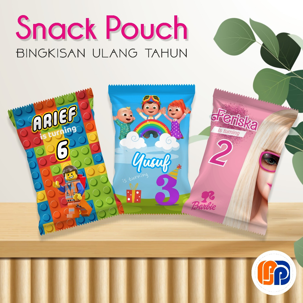 Jual [V.1] SNACK POUCH / KEMASAN / BINGKISAN ULANG TAHUN ANAK / DEWASA ...