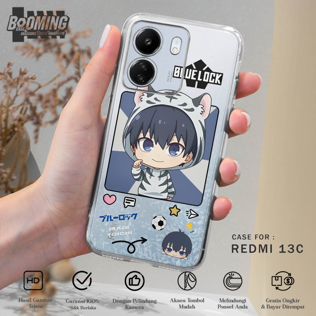 Jual Case Redmi 13C Casing Redmi 13C Motif [BLUE LOCK] Booming Case ...