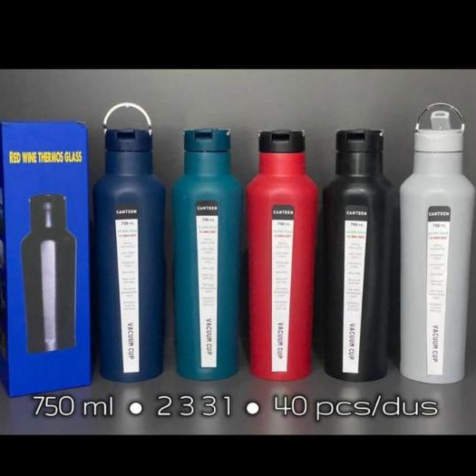 Jual BOTOL MINUM TUMBLER STAINLESS CANTEEN PREMIUM 750ML TERMOS TAHAN ...