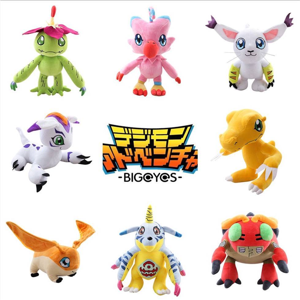 Jual Boneka Karakter Agumon Biyomon Gabumon Anime Manga Digimon Premium ...