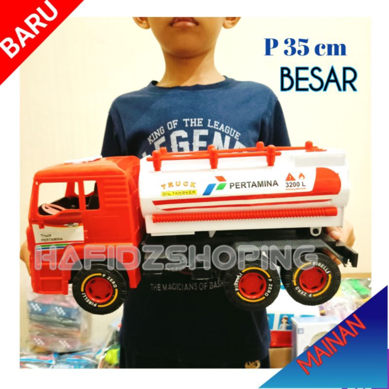Jual MAINAN TRUCK TANGKI PERTAMINA BESAR | Shopee Indonesia