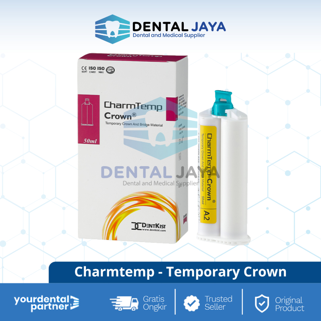 Jual Dental Jaya CharmTemp Cartridge Temporary Crown & Bridge Smartemp ...