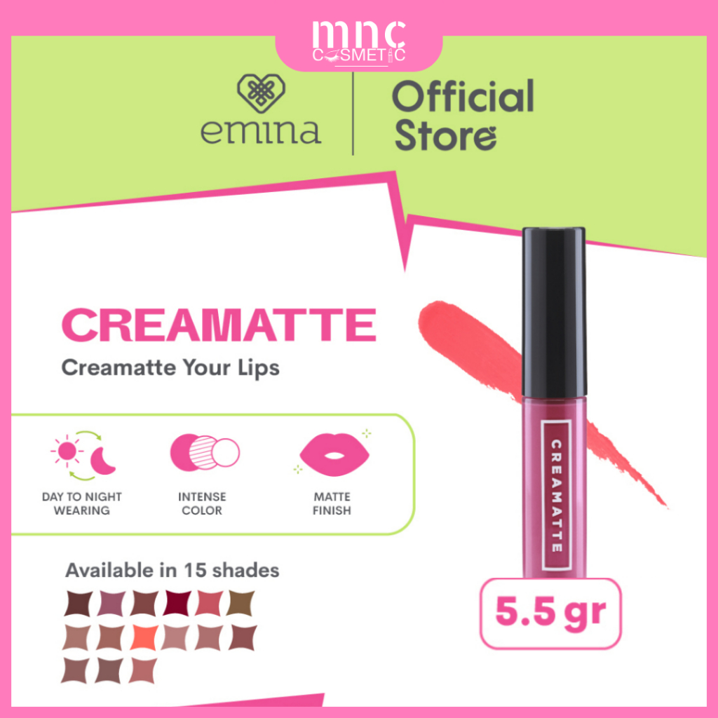 Jual BARU!! EMINA CREAM MATTE / LIP CREAM EMINA ORIGINAL | Shopee Indonesia