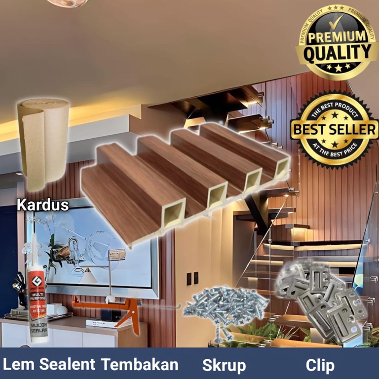 Jual NEW PRODUCT WPC PANEL PREMIUM Panjang 3 MeterWpc Panel Terlengkap ...