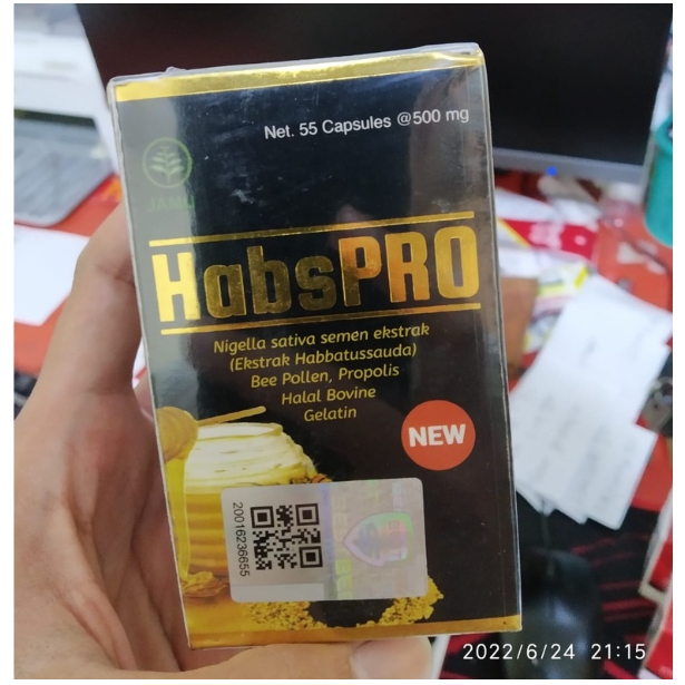 Jual Habspro Original 1 Botol isi 55 KAPSUL ALAMI | Shopee Indonesia