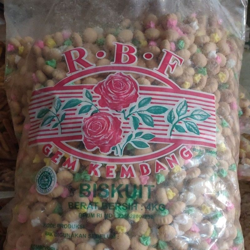 Jual Biskuit mini jadul gem kembang 1 bal | Shopee Indonesia
