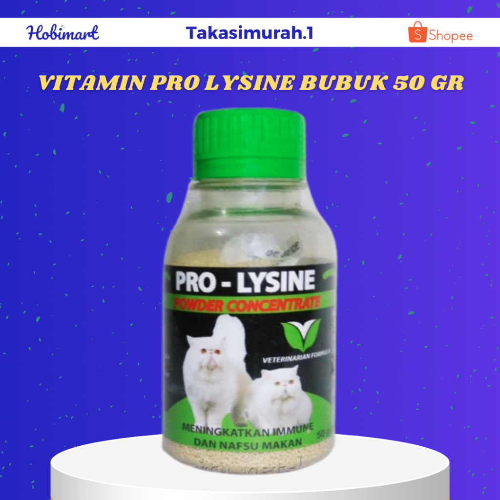 Jual VITAMIN PRO LYSINE BUBUK 50 GR | Shopee Indonesia