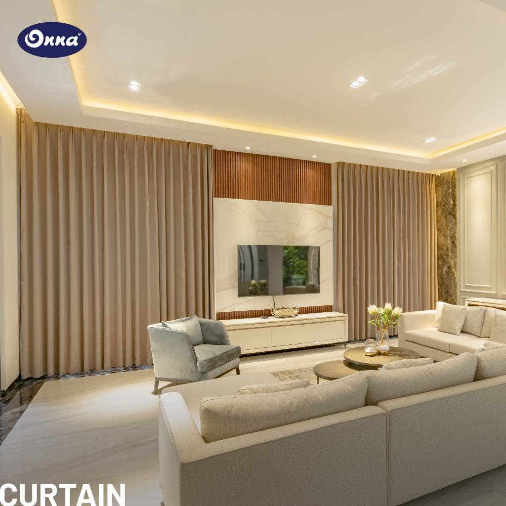 Jual ONNA Curtain Semi Blackout Gorden / Tirai Penutup Jendela (Ukuran ...