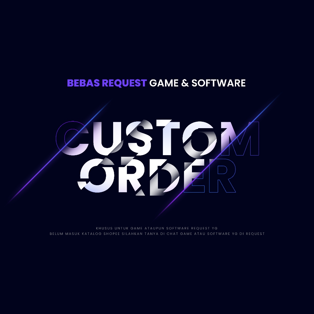 Jual Custom Order\Request Game atau Software | Shopee Indonesia