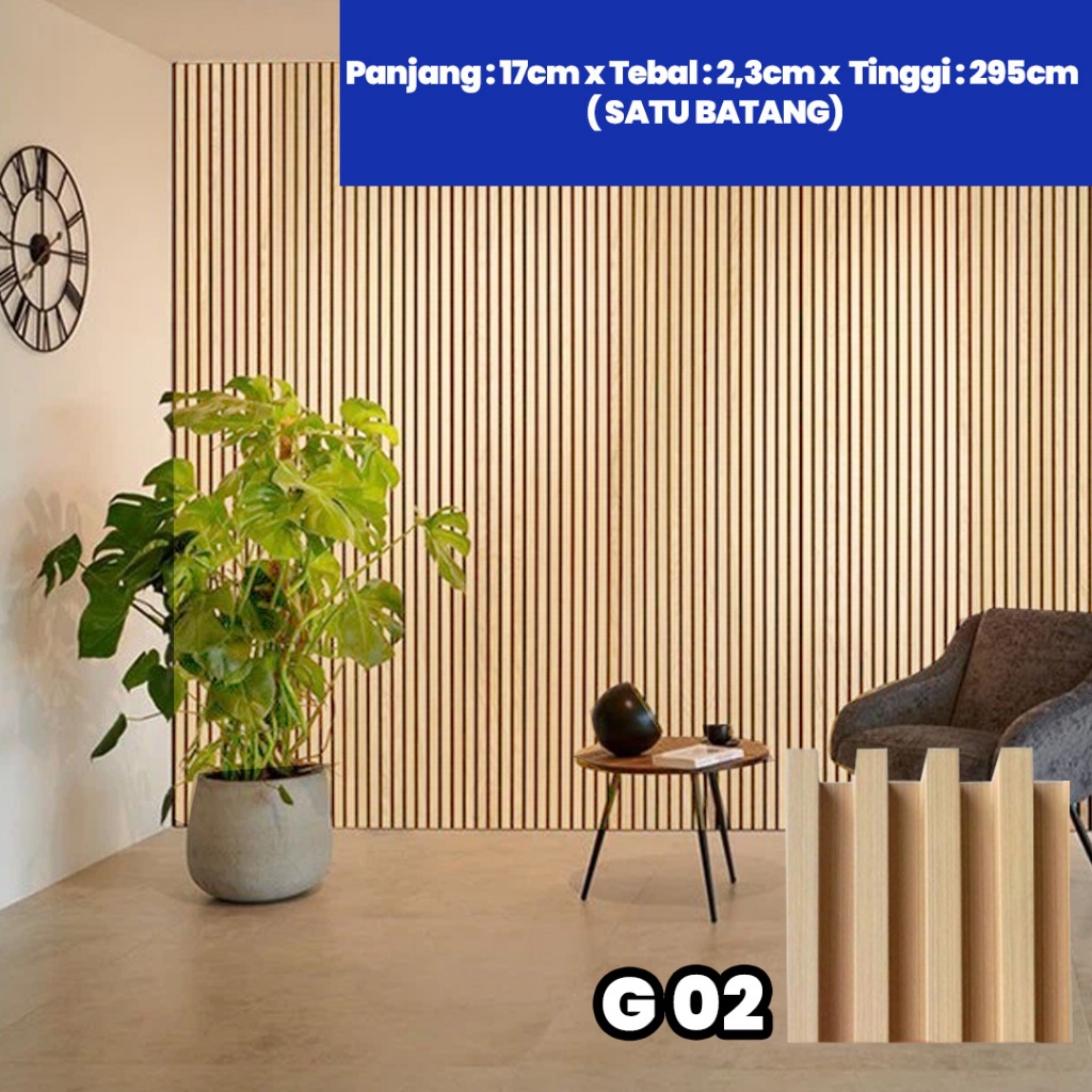 Jual Wood Panel WPC / Wall Panel PVC / Kisi Kisi Kayu / Panel Dinding ...