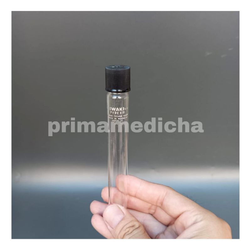 Jual Tabung Reaksi Tutup Ulir / Test Tube With Screw Cap | Shopee Indonesia