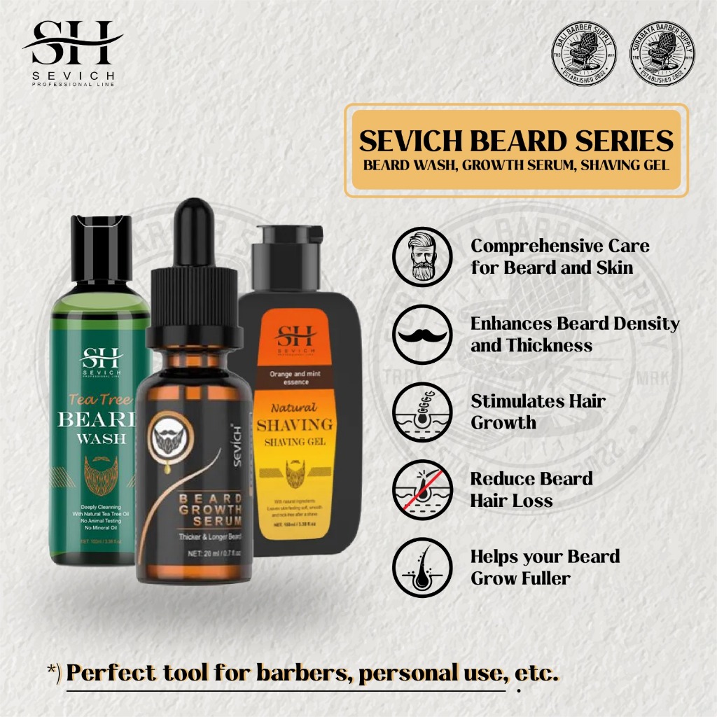 Jual Sevich Beard Series Sevich Care Perawatan Jenggot Brewok Kumis ...