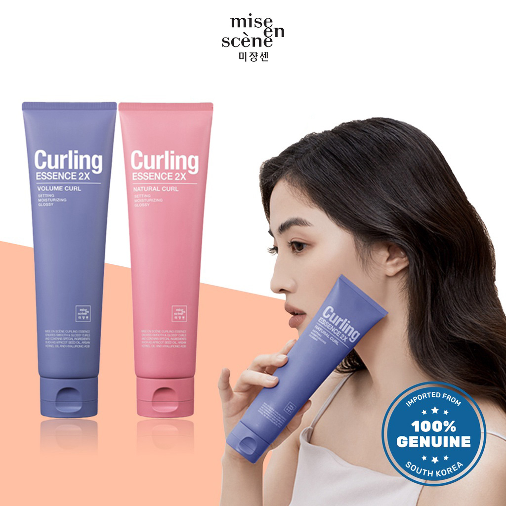 Jual Mise en Scene Curling Hair Essence 150ml (Natural Curl, Volume Curl) | Shopee Indonesia