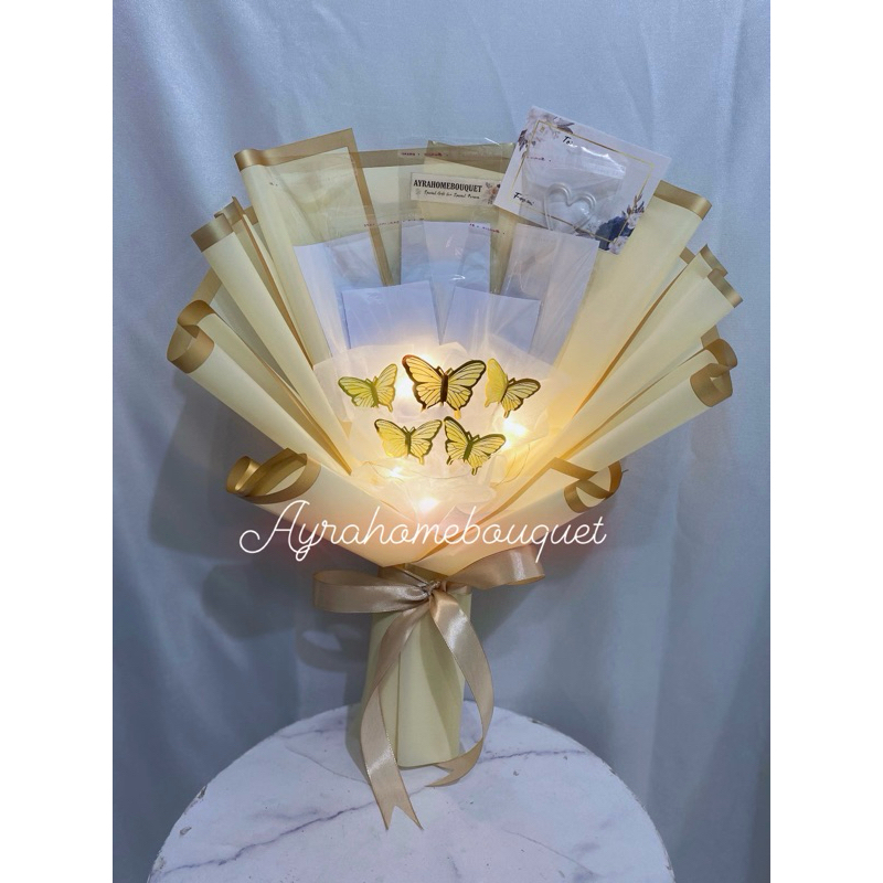 Jual [MIX BUTTERFLY] Bouquet Buket Bucket Bunga Kupu Kupu Butterfly Mix ...