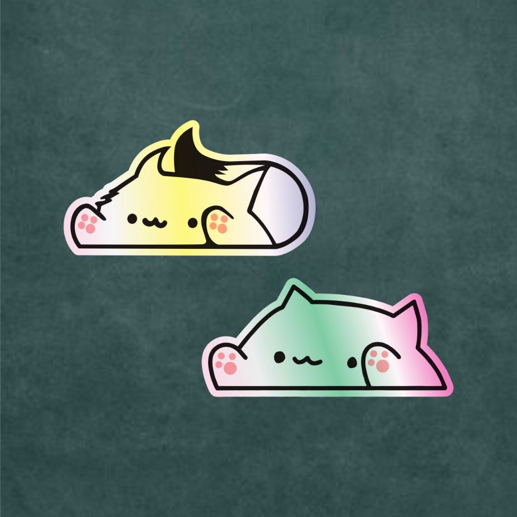 Jual Stiker Anime Hologram Bongo Fox Project Case Hp dan Laptop 7 Cm ...