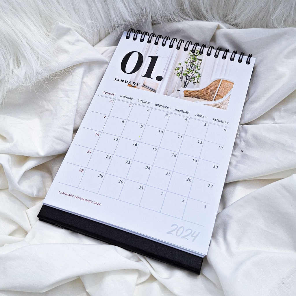 Jual Kalender Meja Minimalis 03 2026 2025 Aesthetic Premium Quality ...