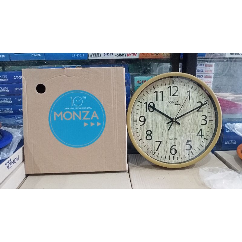 Jual Jam dinding bulat motif kayu 30cm | Shopee Indonesia