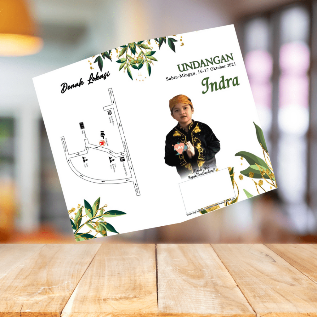 Jual Undangan Sunat walimatul khitan harga murah proses cepat minimal ...