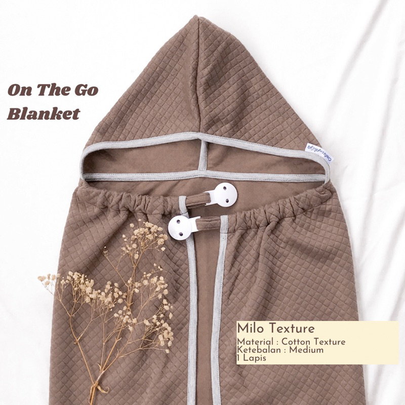 Jual On The Go Blanket Texture Series Calistaphilips | Hoodie Blanket ...