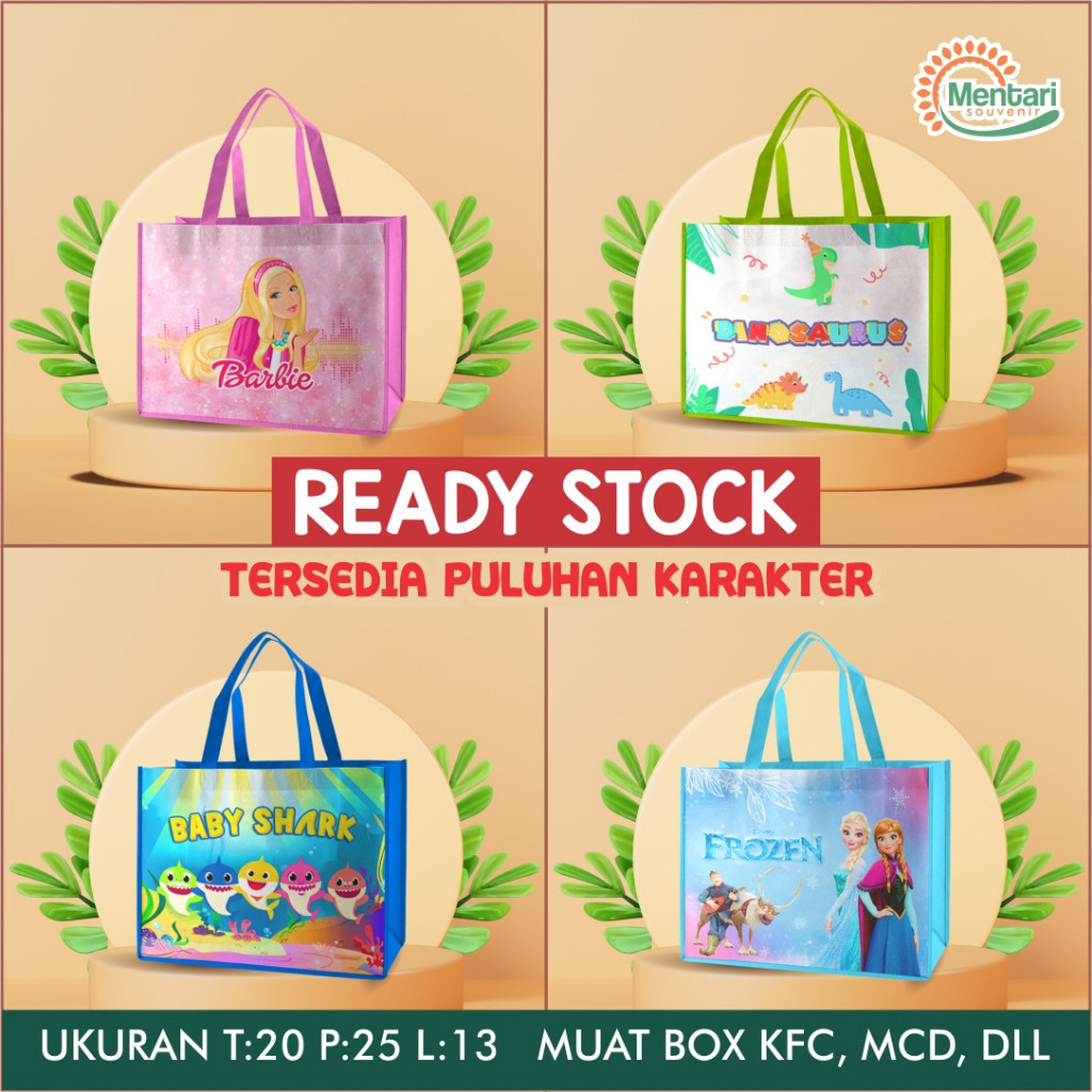 Jual TAS ULTAH TERLARIS/ TAS ULANG TAHUN / TAS READY STOK GOODIE BAG ...