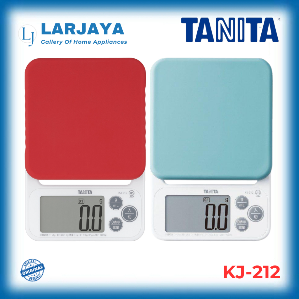 Jual Timbangan Digital Kue Tanita KJ-212 | KJ212 (d=0,1gr:0,5 gr:1gr) 2 kg | Shopee Indonesia