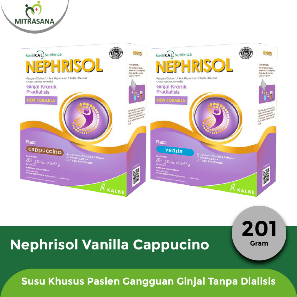 Jual Nephrisol 201 gram - Nutrisi Rendah Protein Ginjal Kronik | Shopee ...