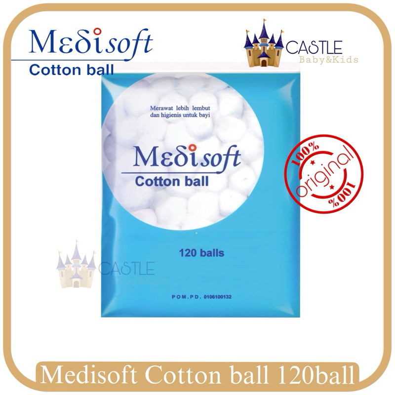Jual Medisoft Cotton Balls 120 - Kapas Bulat - Kapas | Shopee Indonesia