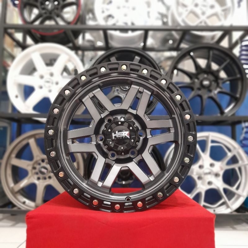 Jual Velg Mobil Offroad Ring 17 Pcd 6x139 Hsr Tagawa Pajero Triton Hilux Bt50 Panther Tragah Dll ...