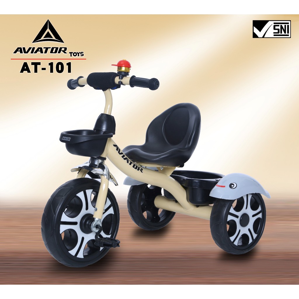 Jual Sepeda Roda Tiga Aviator AT101 Ban Eva Tapak Besar | Shopee Indonesia