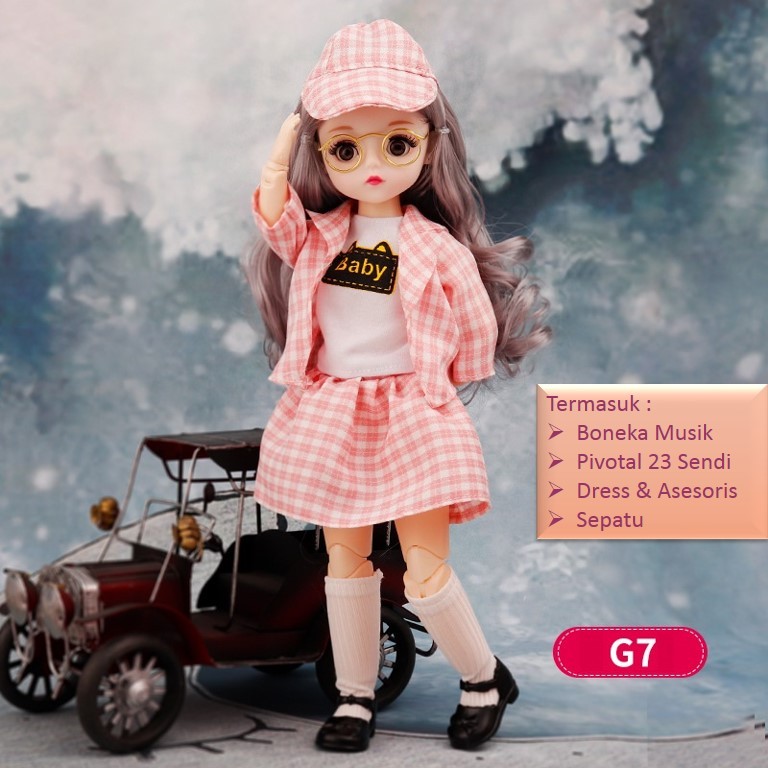 Jual Mainan Anak Perempuan Boneka BJD Doll Cute DIY Girls Gift Princess ...