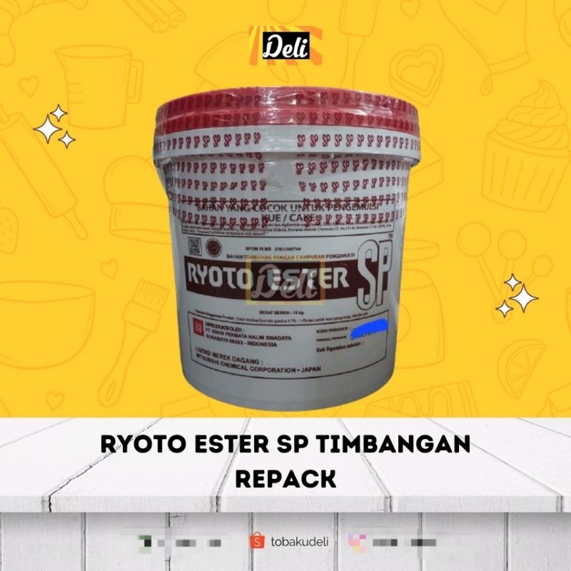Jual Ryoto Ester SP Pengemulsi Kue Timbangan Repack (100gr, 250gr ...
