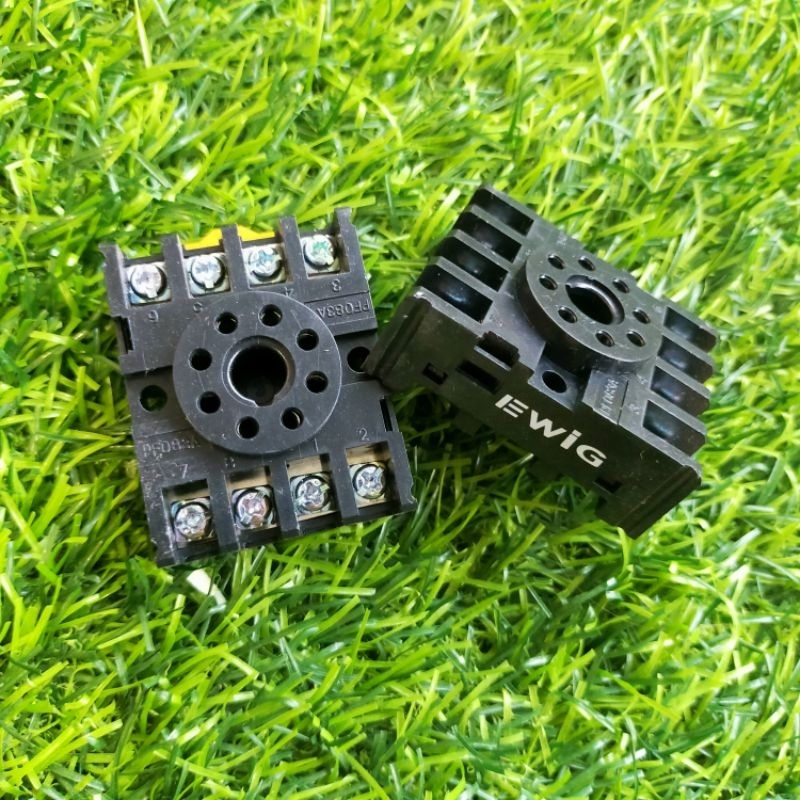 Jual Socket Relay Soket MK2 kaki 8 bulat PF083A-E Soket timer h3cr at8n dll. | Shopee Indonesia