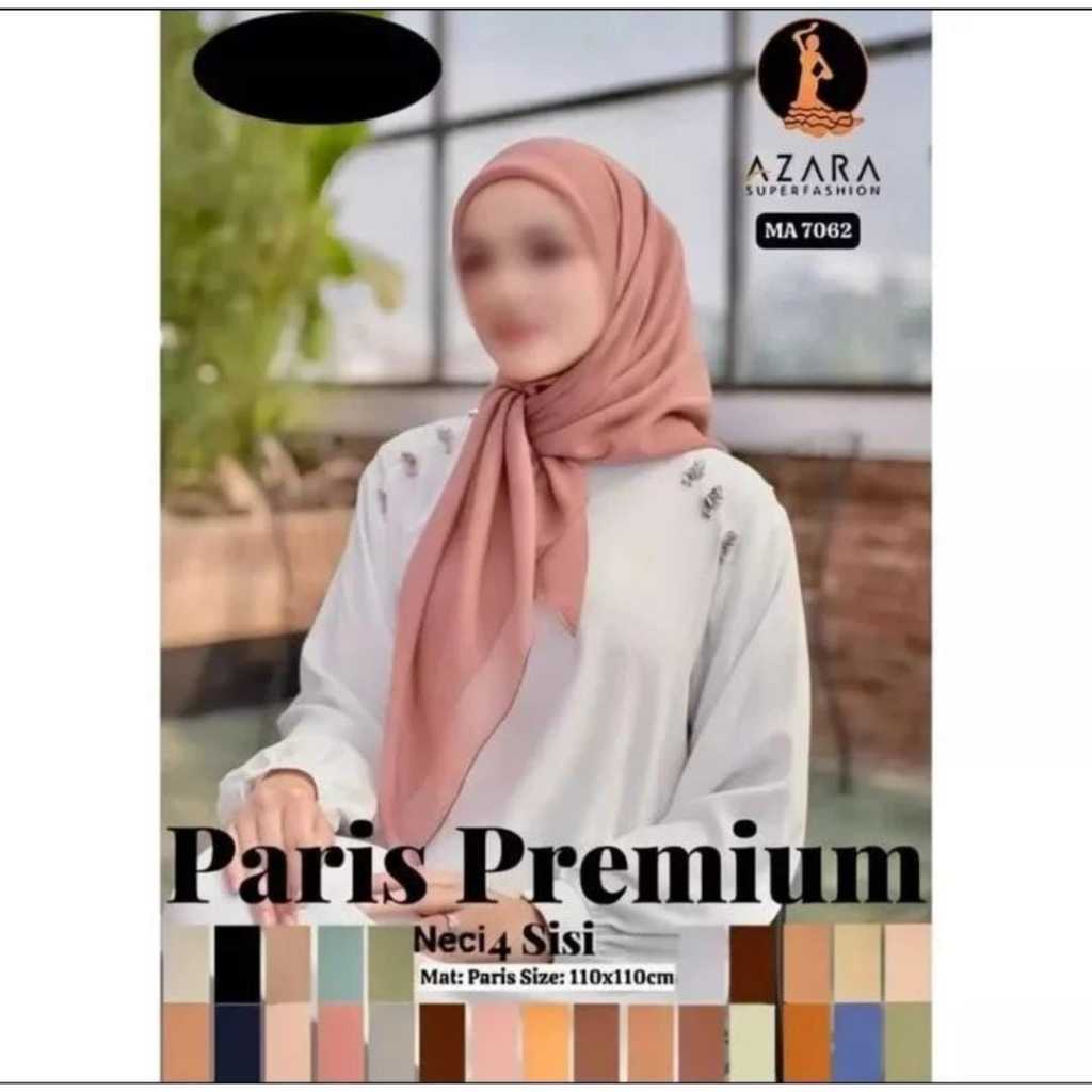 Jual Paket Hemat Murah Segiempat Paris Old Jadul Hijab Segiempat Azara ...