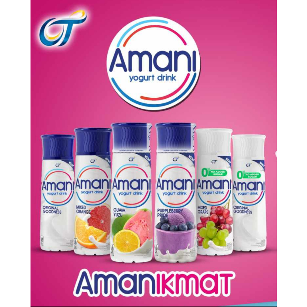 Jual Amani Yogurt Drink 250 Ml All Varian Shopee Indonesia