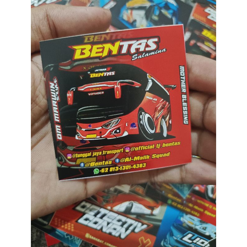 Jual stiker bus tunggal jaya bentas terbaru isi 52 pcs | Shopee Indonesia