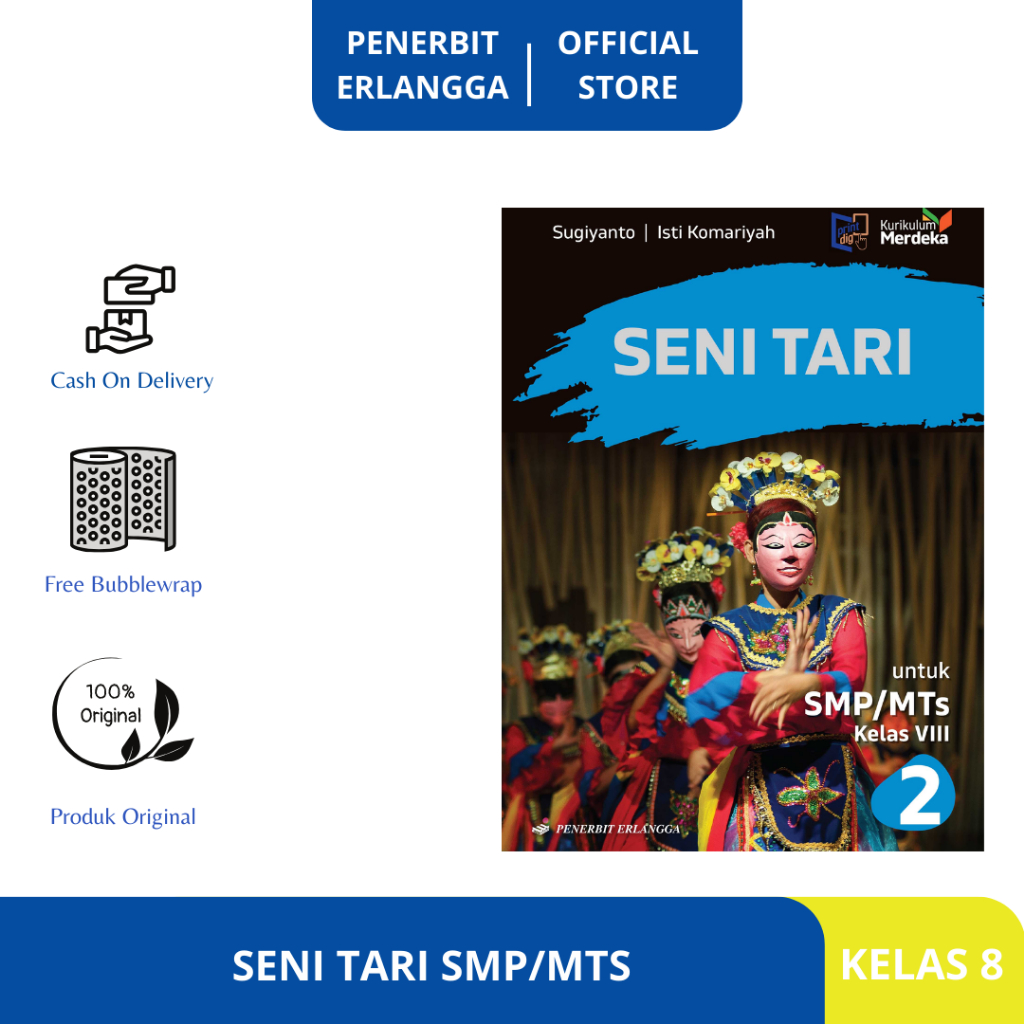 Jual [Erlangga Official] Seni Tari Smp/Mts Kelas 8 - Kurikulum Merdeka | Shopee Indonesia