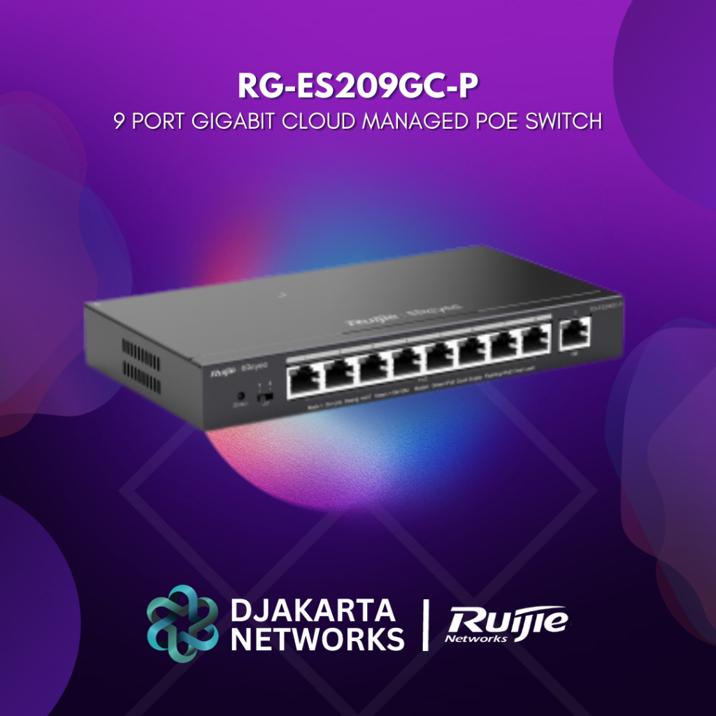 Jual RUIJIE REYEE RG-ES209GC-P 9 PORT GIGABIT MANAGE POE SWITCH ...