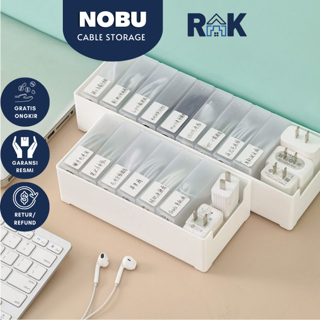 Jual RAK - NOBU Cable Storage Kotak Kabel Tempat Penyimpanan Kabel Data ...