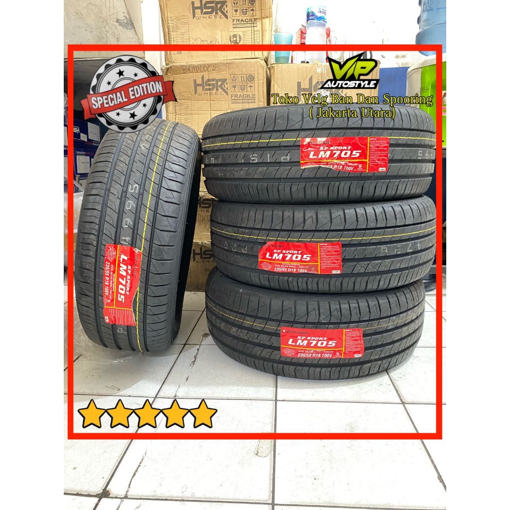 Jual Ban Mobil DUNLOP SP SPORT LM 705 235 55 R18 Ring 18 - Toko Ban ...