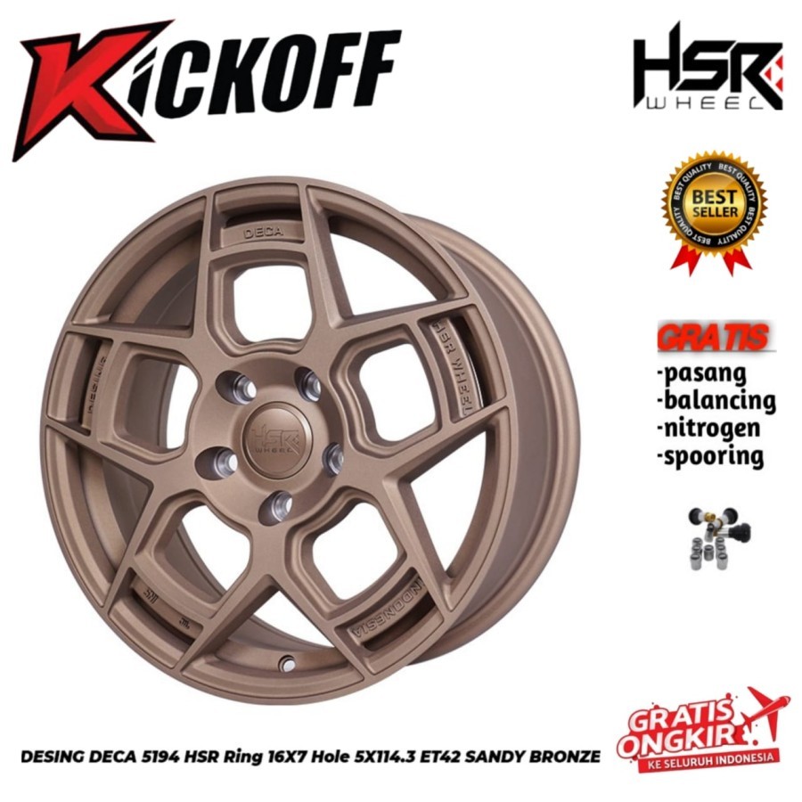 Jual PROMO VELG HSR DECA RING 16 BUAT ERTIGA XL7 BRV INNOVA LUXIO GRANMAX XPANDER DLL | Shopee ...