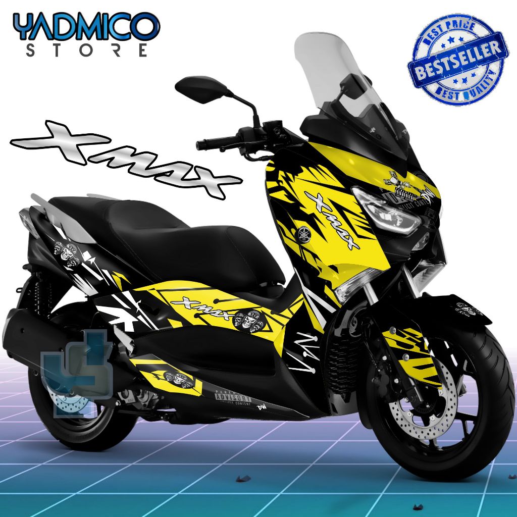 Jual Decal XMAX 250 Full Body - Stiker Motor XMAX Full Body - Dekal ...
