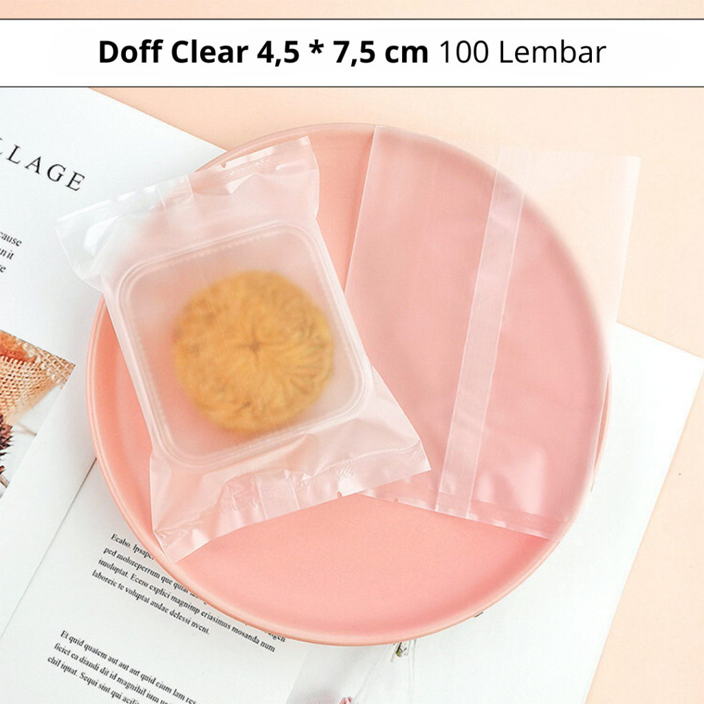 Jual [isi100pcs] Plastik Cookies TANPA LEM Mooncake Nastar Dove Polos ...