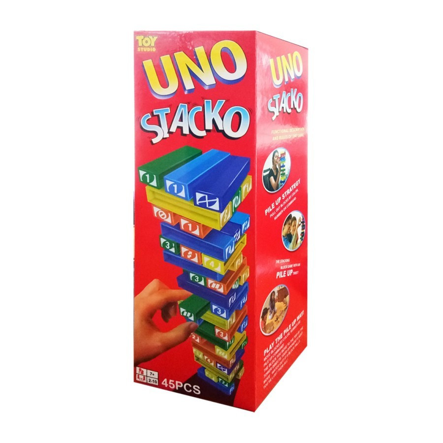 Jual Cod Mainan Anak Family Board Game Stacko Blocks Tumpuk Balok ...