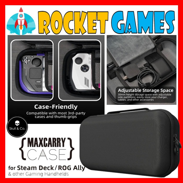Jual Skull & co. MaxCarry Carrying Case for Steam Deck, ROG Ally ...