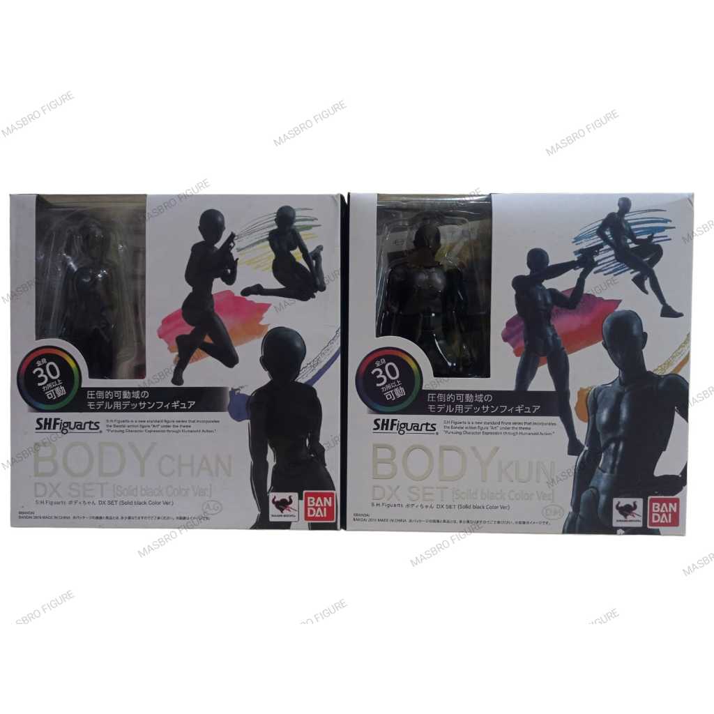 Jual SHF BODY KUN BODY CHAN DX Set SOLID BLACK Color Ver | Shopee Indonesia
