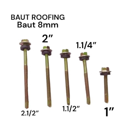 Jual BAUT BAJA RINGAN - BAUT ROOFING - BAUT ATAP - BAUT SENG 8mm ...