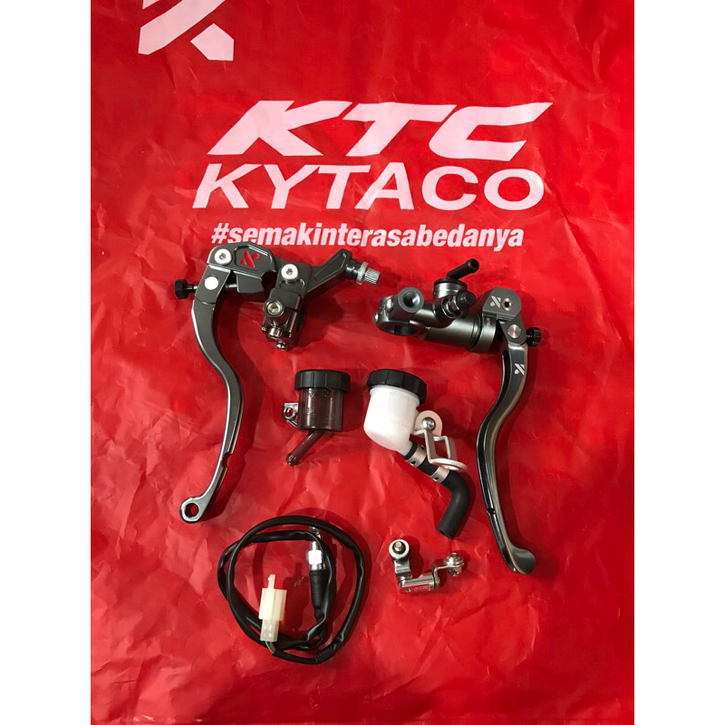 Jual master rem set kopling ktc kytaco master kopling full set kiri sama kanan grey black master ...